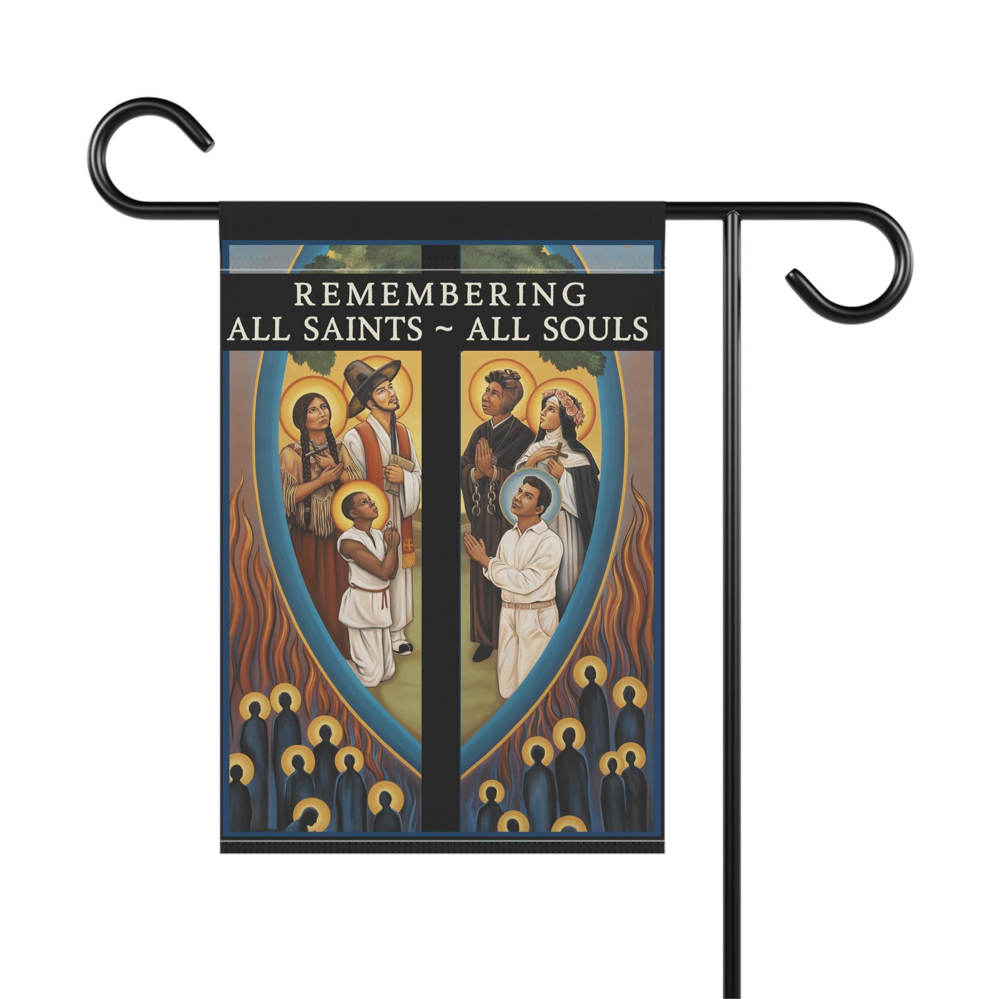 All Saints ~ All Souls Day - Catholic House + Garden Flag - November ...