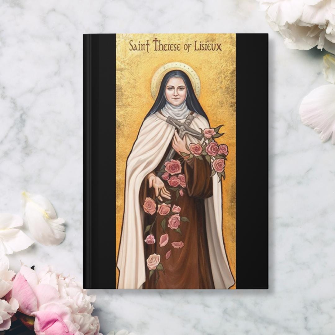 St Therese of Lisieux - Catholic Lined Journal Notebook - Catholic ...