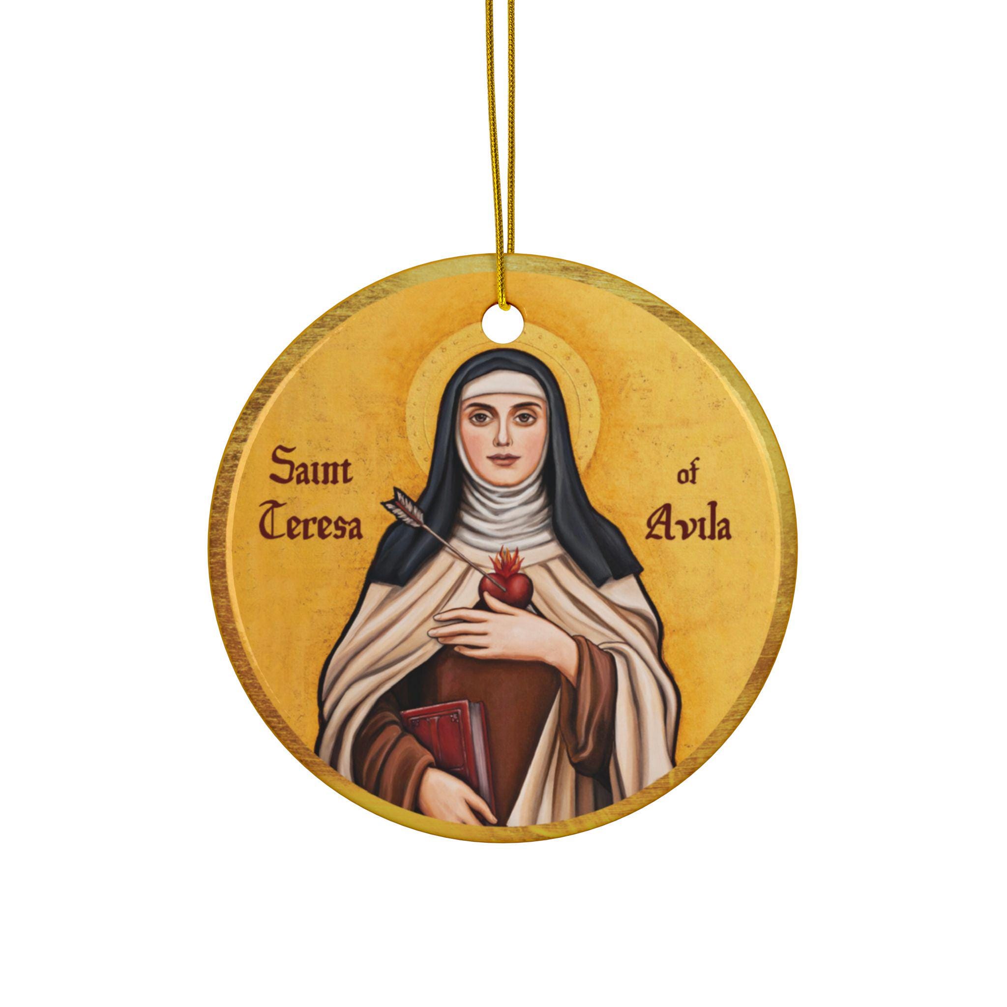 Four Women Doctors of the Church Ornaments - St Therese of Lisieux - St ...