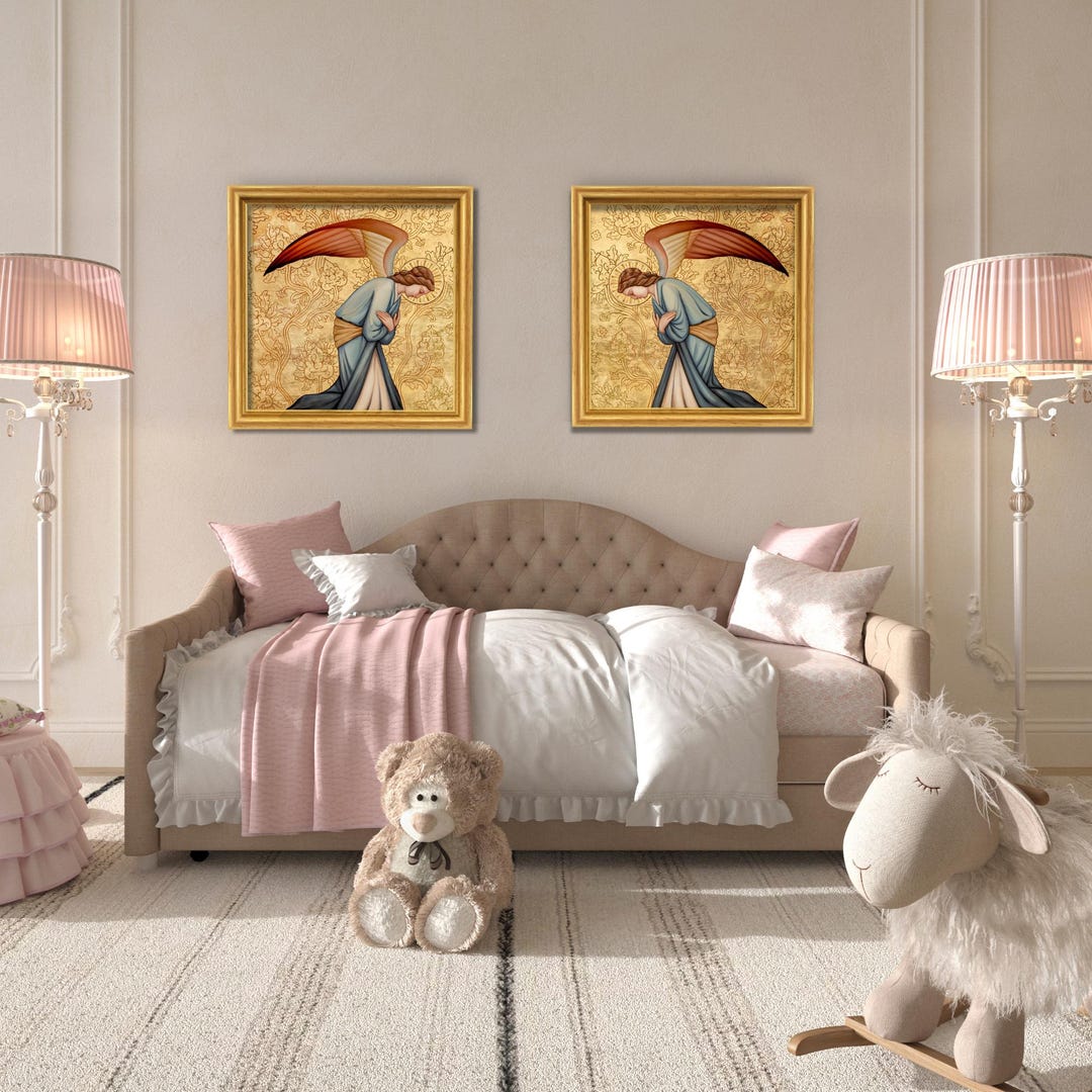 Pair - Blessed Seraphim Holy Angels Prints on Archival Paper ...