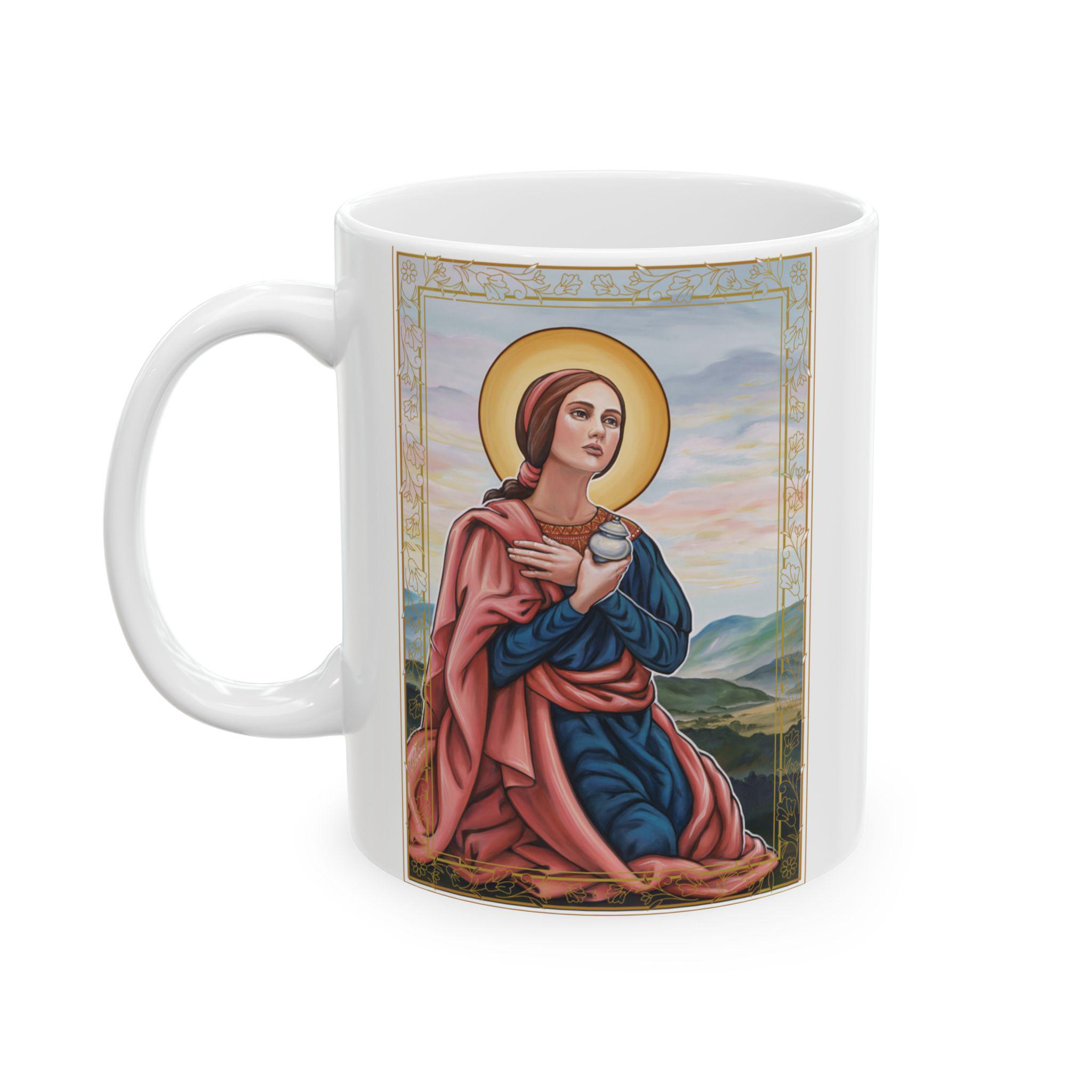 St Mary Magdalene With St Ignatius of Loyola Quote Coffee Mug ...