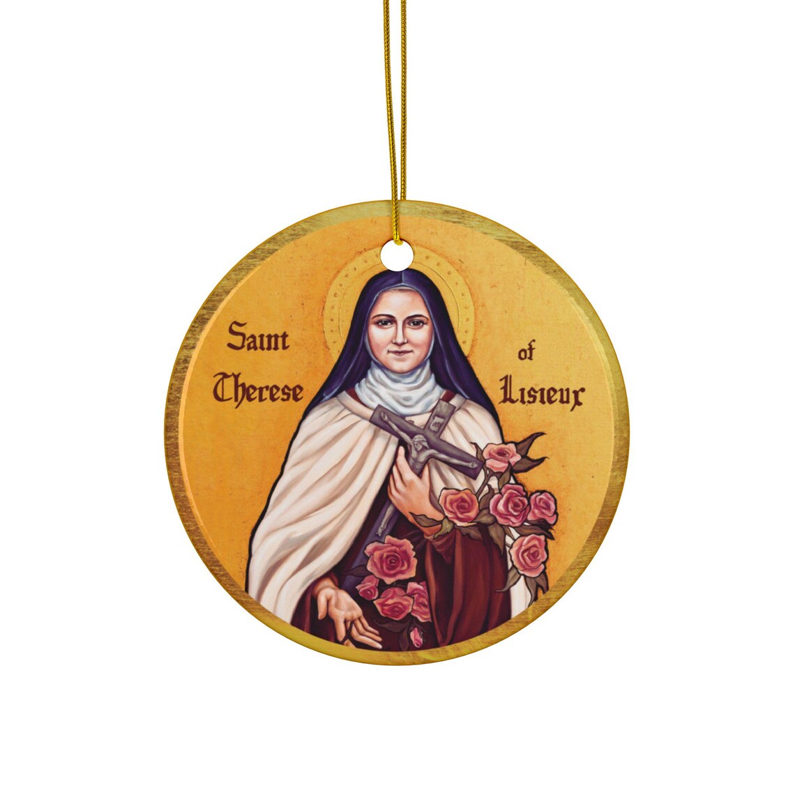 Four Women Doctors of the Church Ornaments - St Therese of Lisieux - St ...