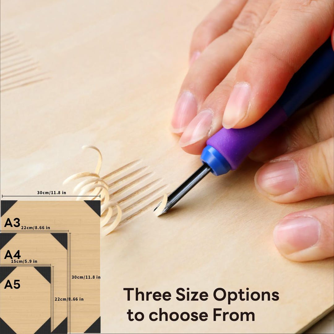 Easy Carving Lino Blocks in A3/A4/A5, Set of 2. - Etsy