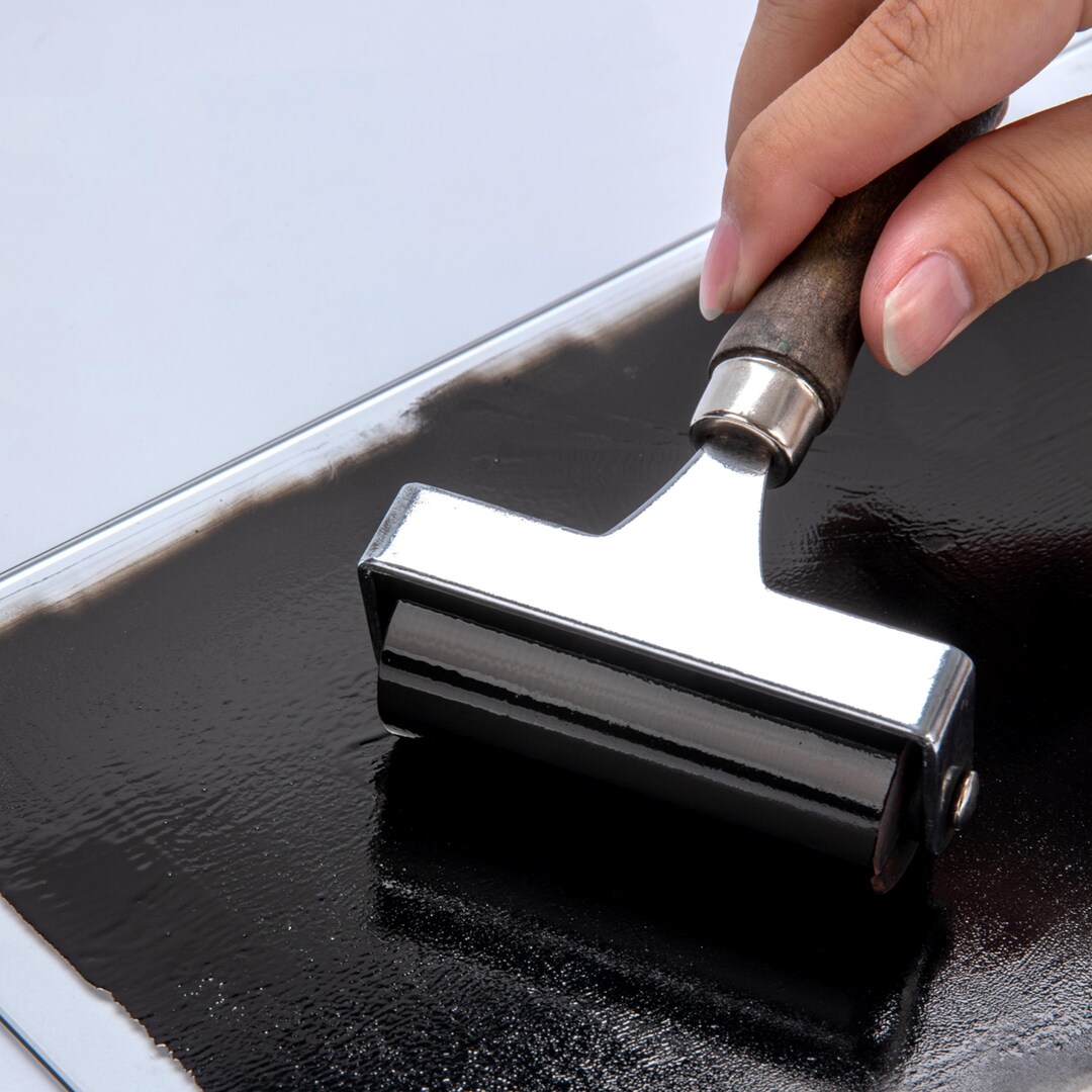 Hard Rubber Brayer Roller Set: Printmaking & Block Printing - Etsy