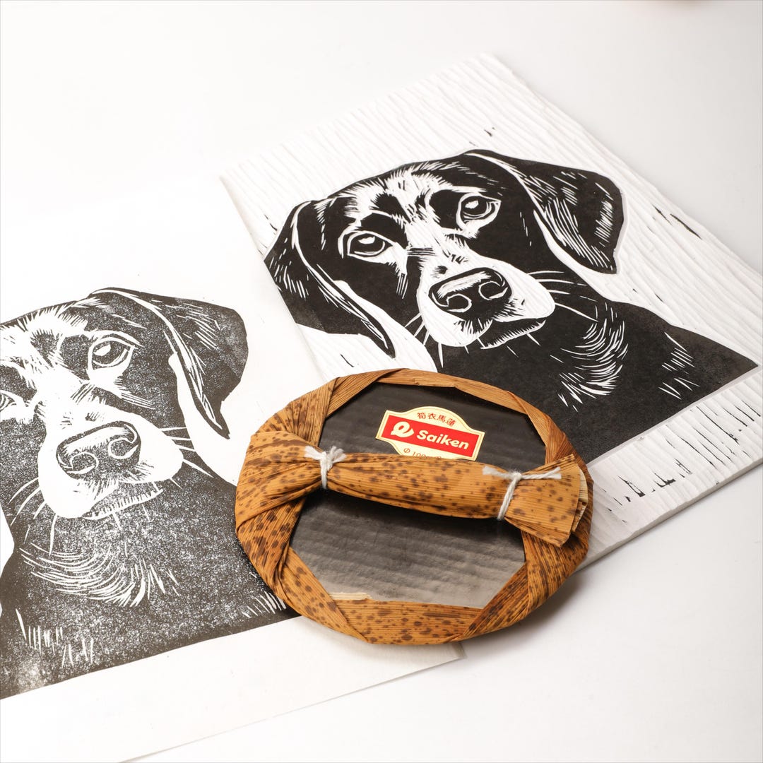 Handcrafted Bamboo Baren: Traditional Printmaking Tool for Lino & Block ...