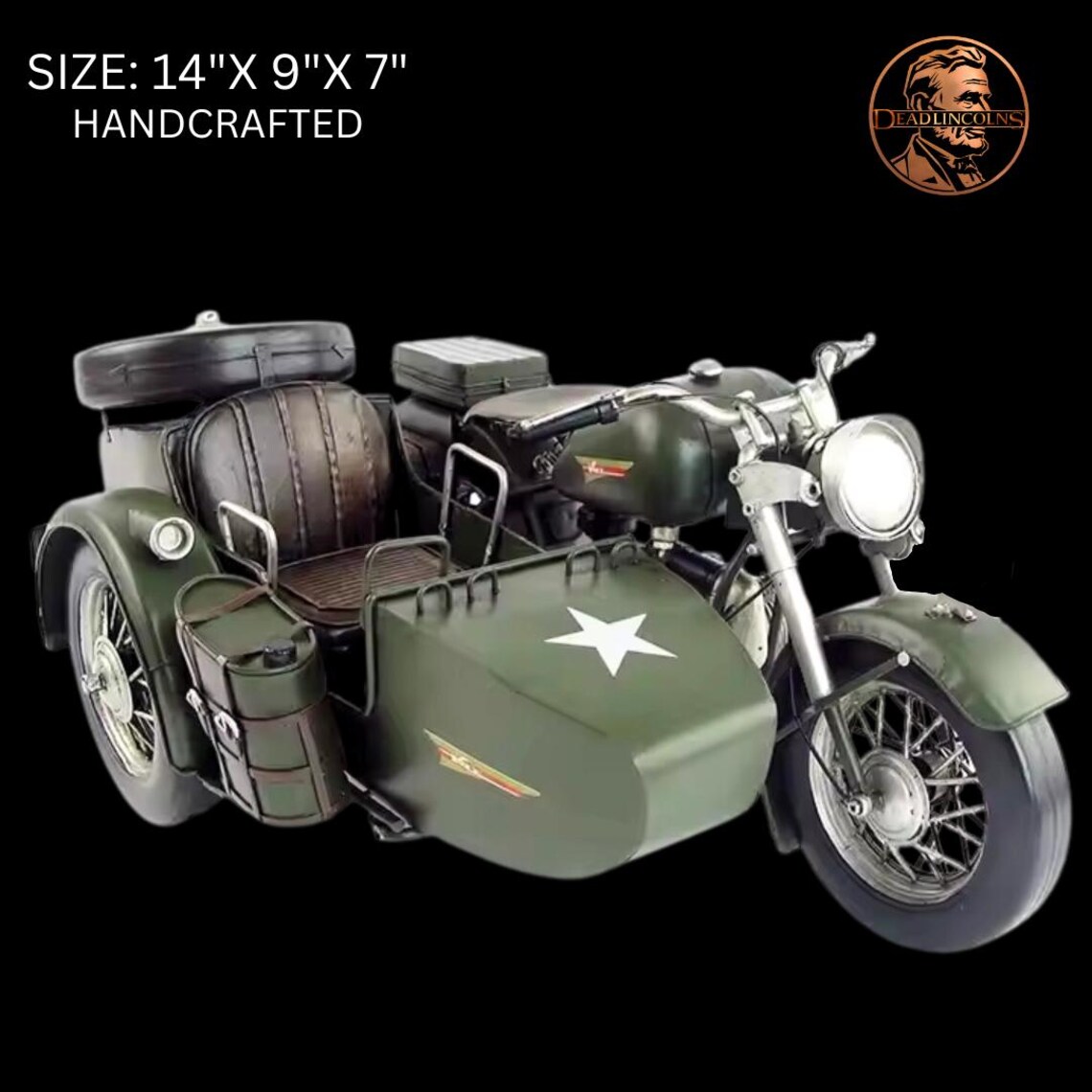 Army Sidecar Motorcycle - Etsy