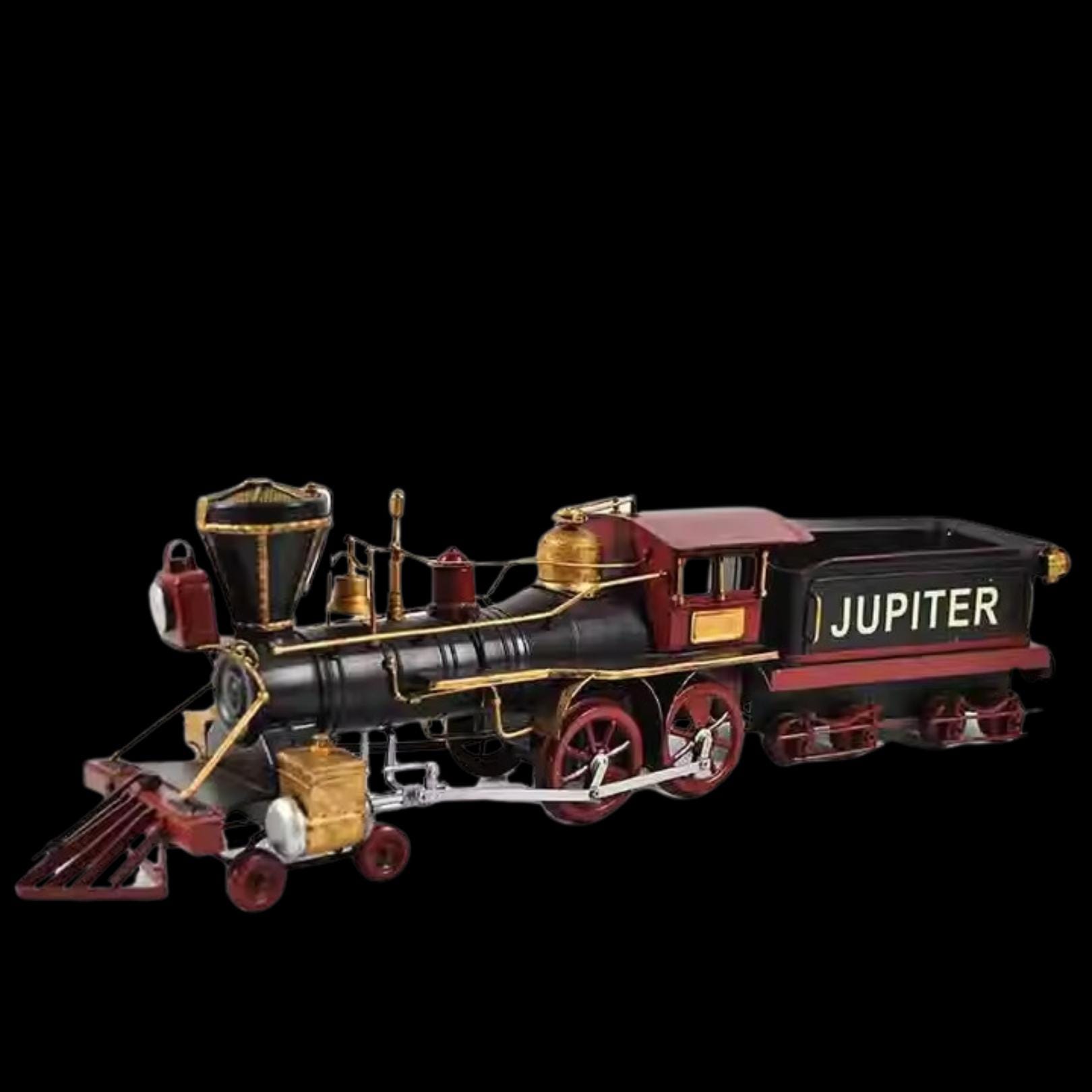 Handcrafted 1930s Steam Locomotive - 21" Iron Welded Train Model ...