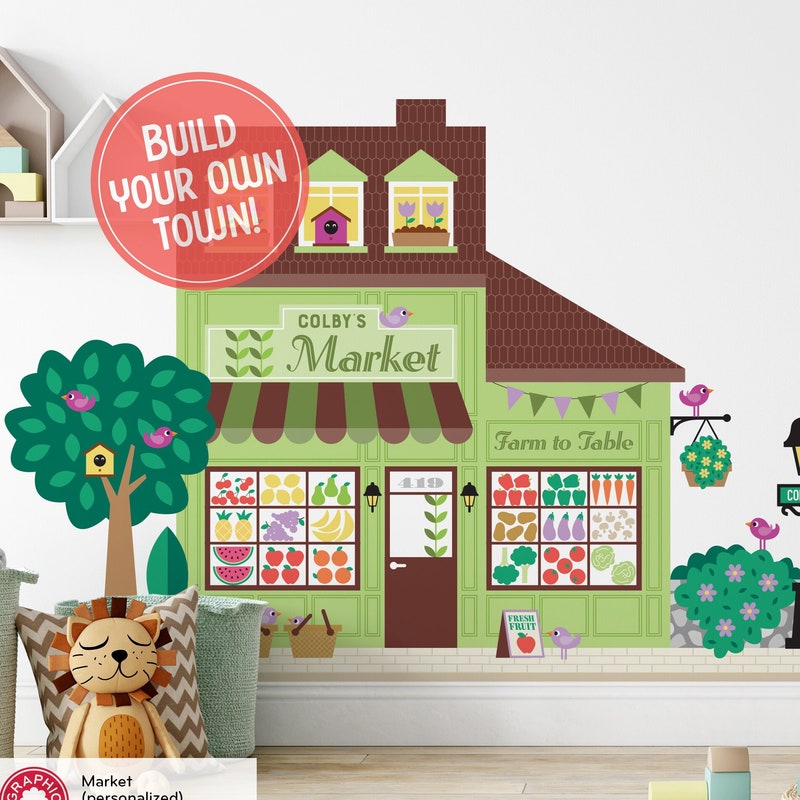 Grocery Store Wall Decal - Etsy