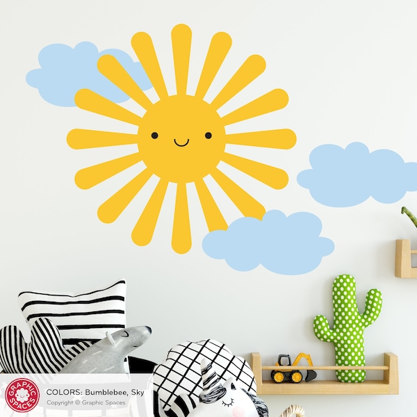 Sunshine Wall Decal - Etsy
