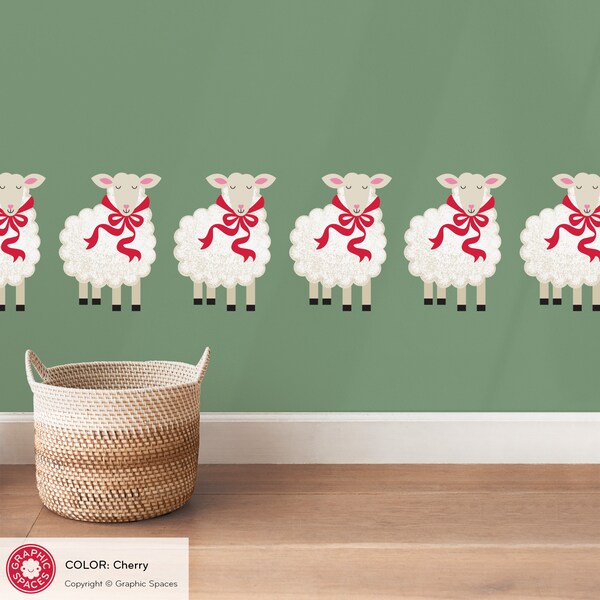 Sheep Wall Decal - Etsy