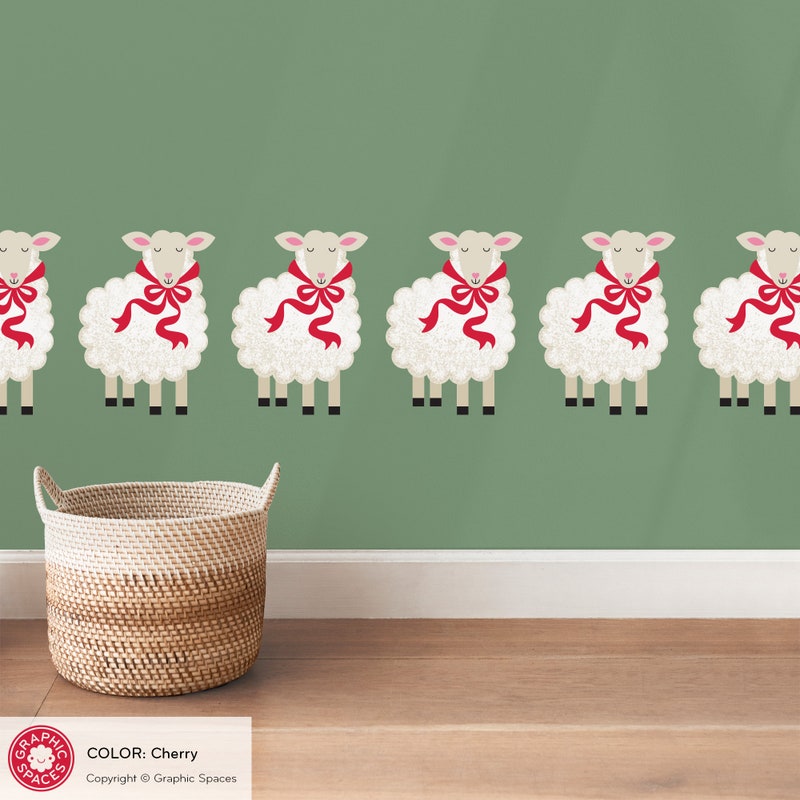 Sheep Wall Decal - Etsy