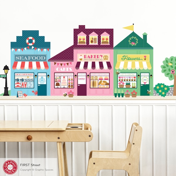 Flower Shop Wall Decal - Etsy