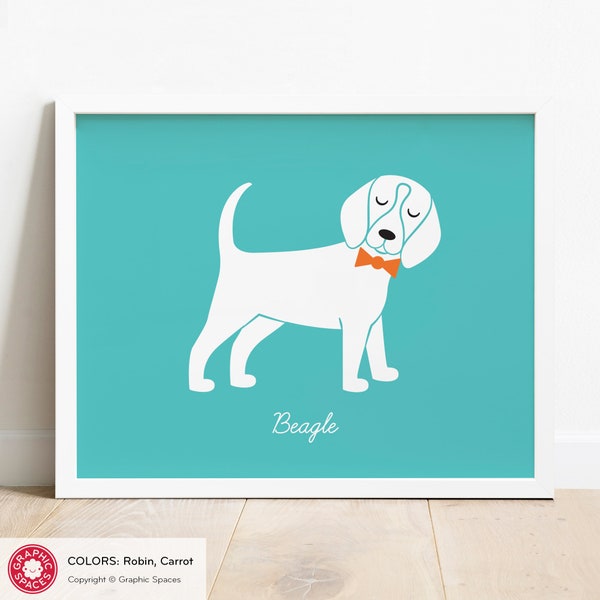 Beagle Poster - Etsy