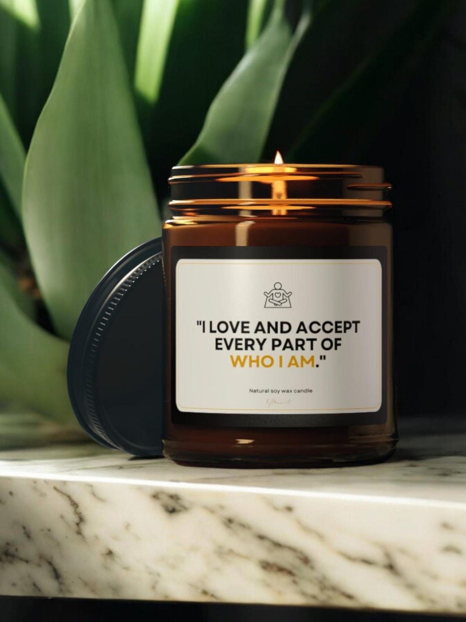 Mindset Candle, Motivational Candle, Home Decor, Self-care Gift Idea ...