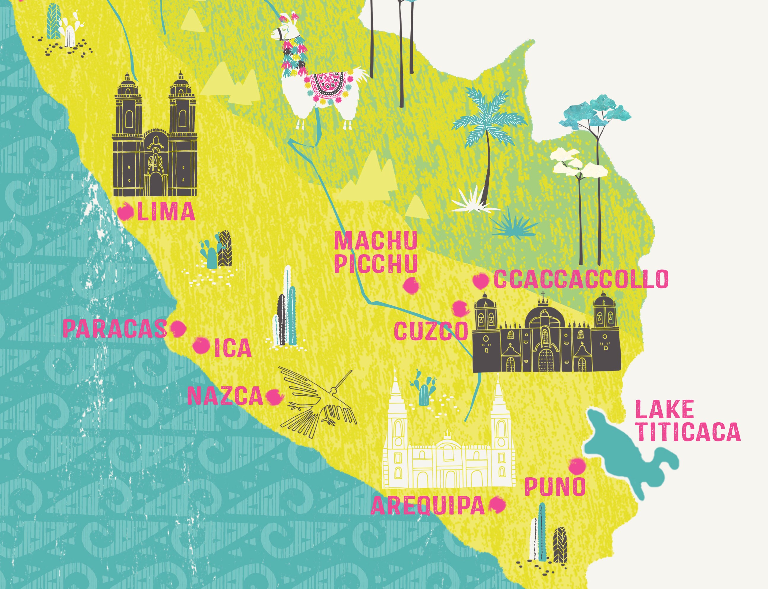 Peru Travel Map