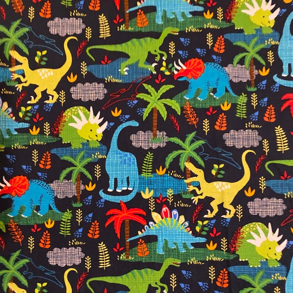 Dinosaur Fabric - Etsy