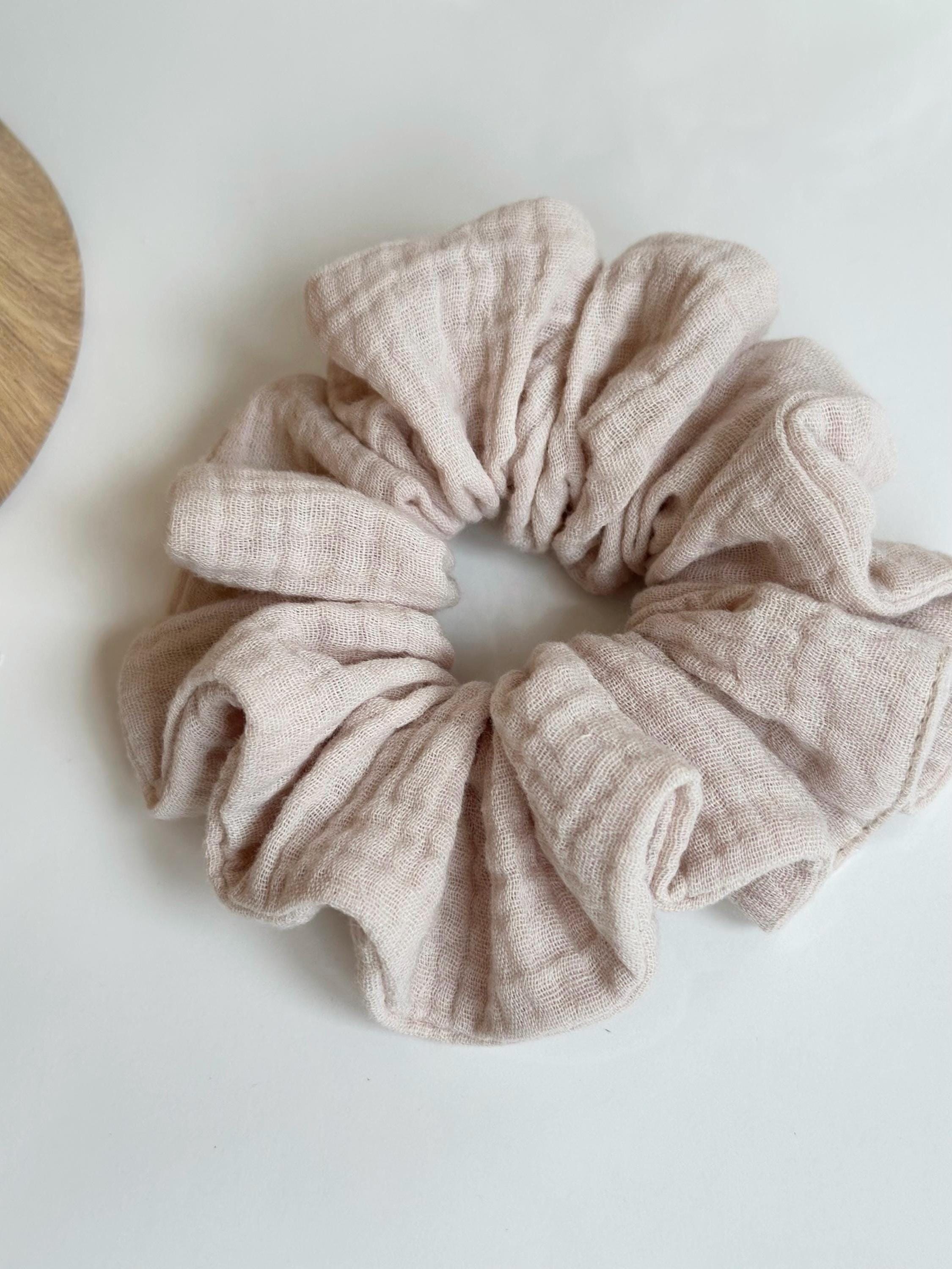 Hair Scrunchies, Sustainable Hair Care, Muslin Scrunchies, Sustainable ...
