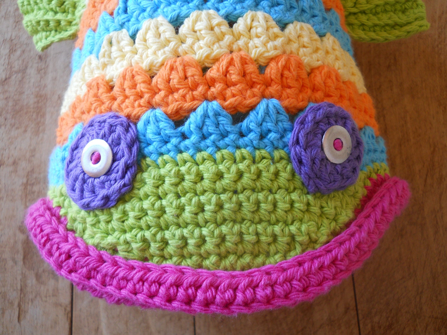 Crochet Fish Hat Pattern and Tutorial - Etsy Australia