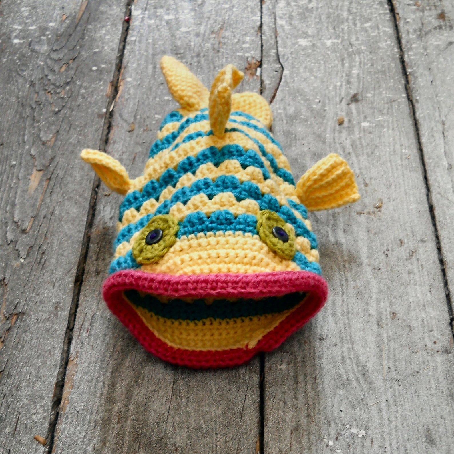 Crochet Fish Hat Pattern and Tutorial | Etsy
