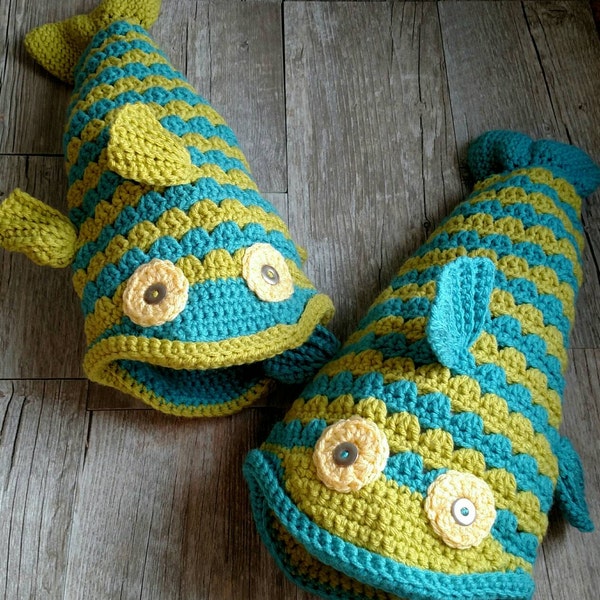 Crochet Fish Hat - Etsy