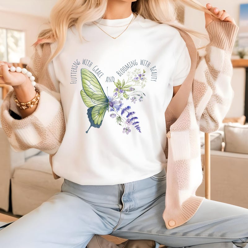 Butterfly T Shirts - Etsy