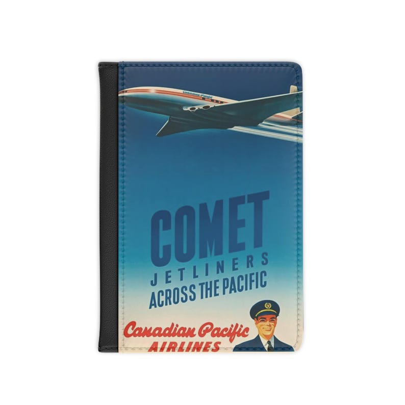 Vintage Comet Jet Airliner Passport Cover: Aviation Gift - Etsy