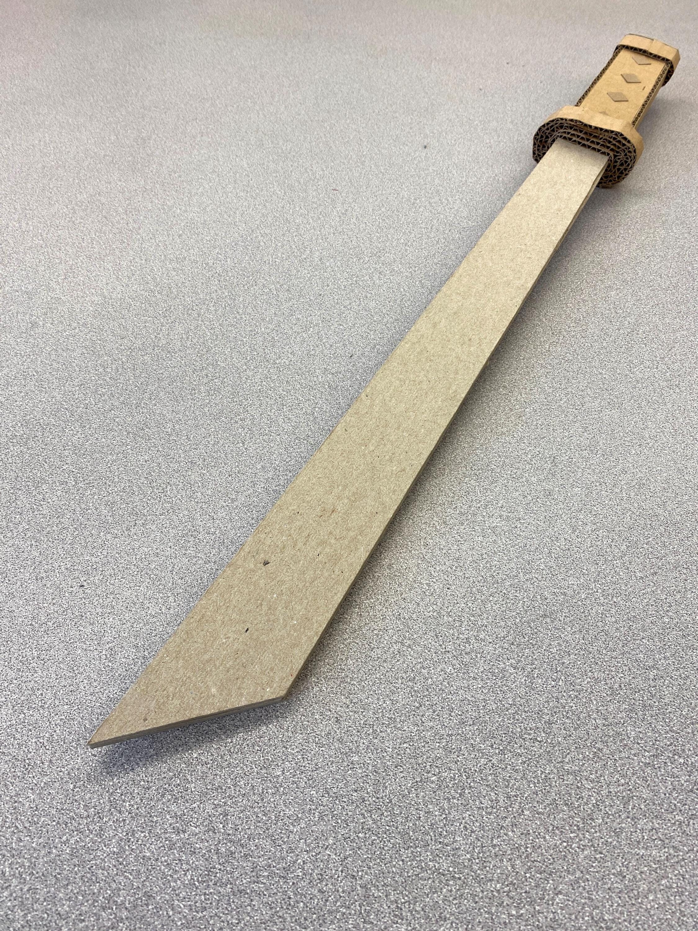 Cardboard, Sword, Katana, Ninja, Knife, Handmade, Cosplay, Costume, Toy ...