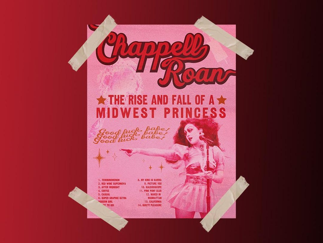 Chappell Roan the Rise and Fall of a Midwest Princess Poster, Digital ...