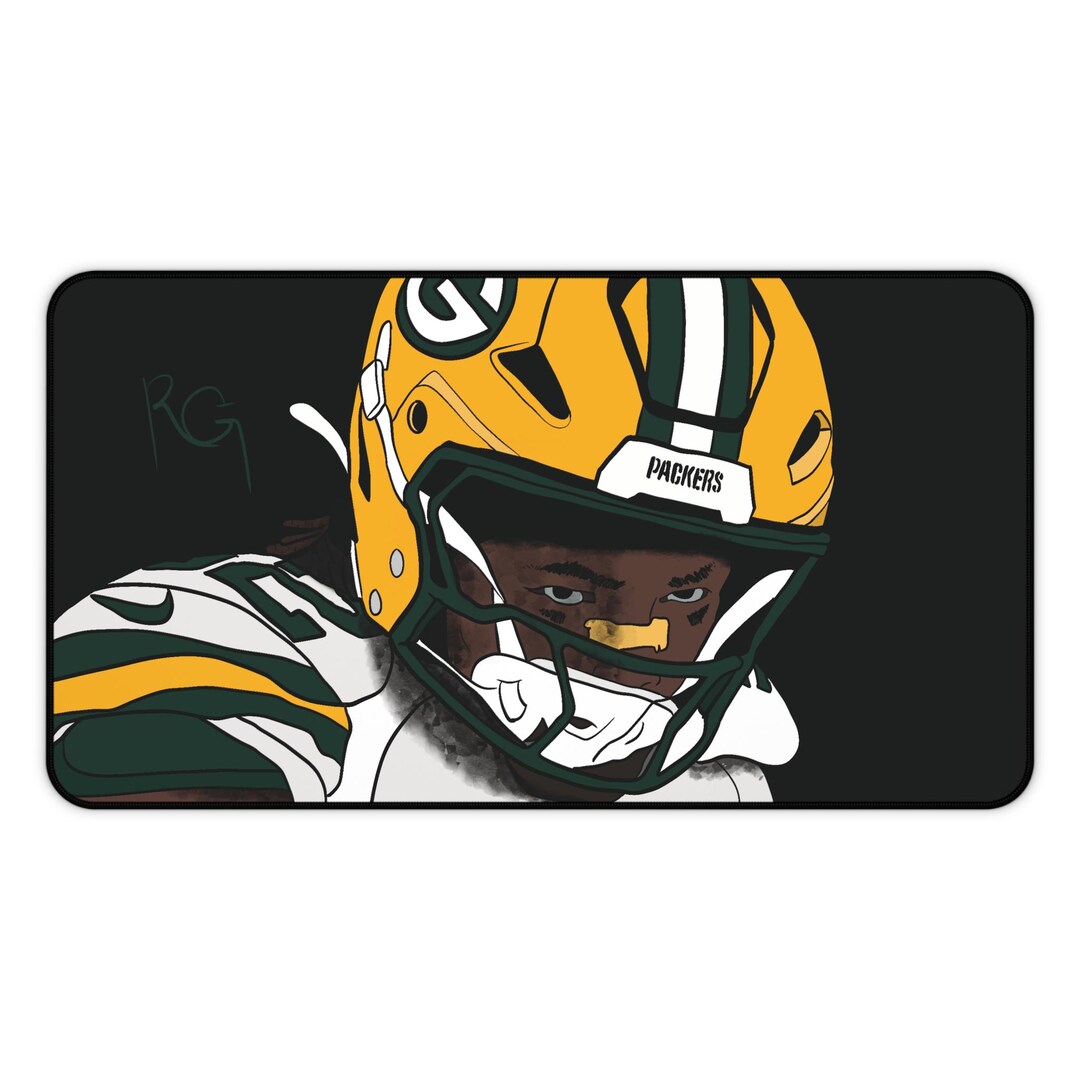 Green Bay Football Desk Mat Mouse Pad NFL Football Team Fan Decor ...