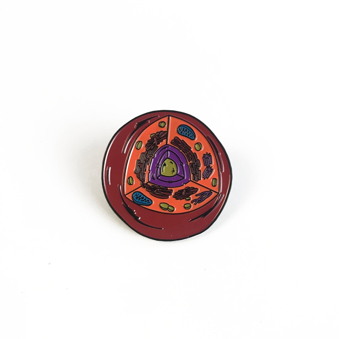 Animal Cell Pin - Soft Enamel Collector Art Science Pin - Etsy