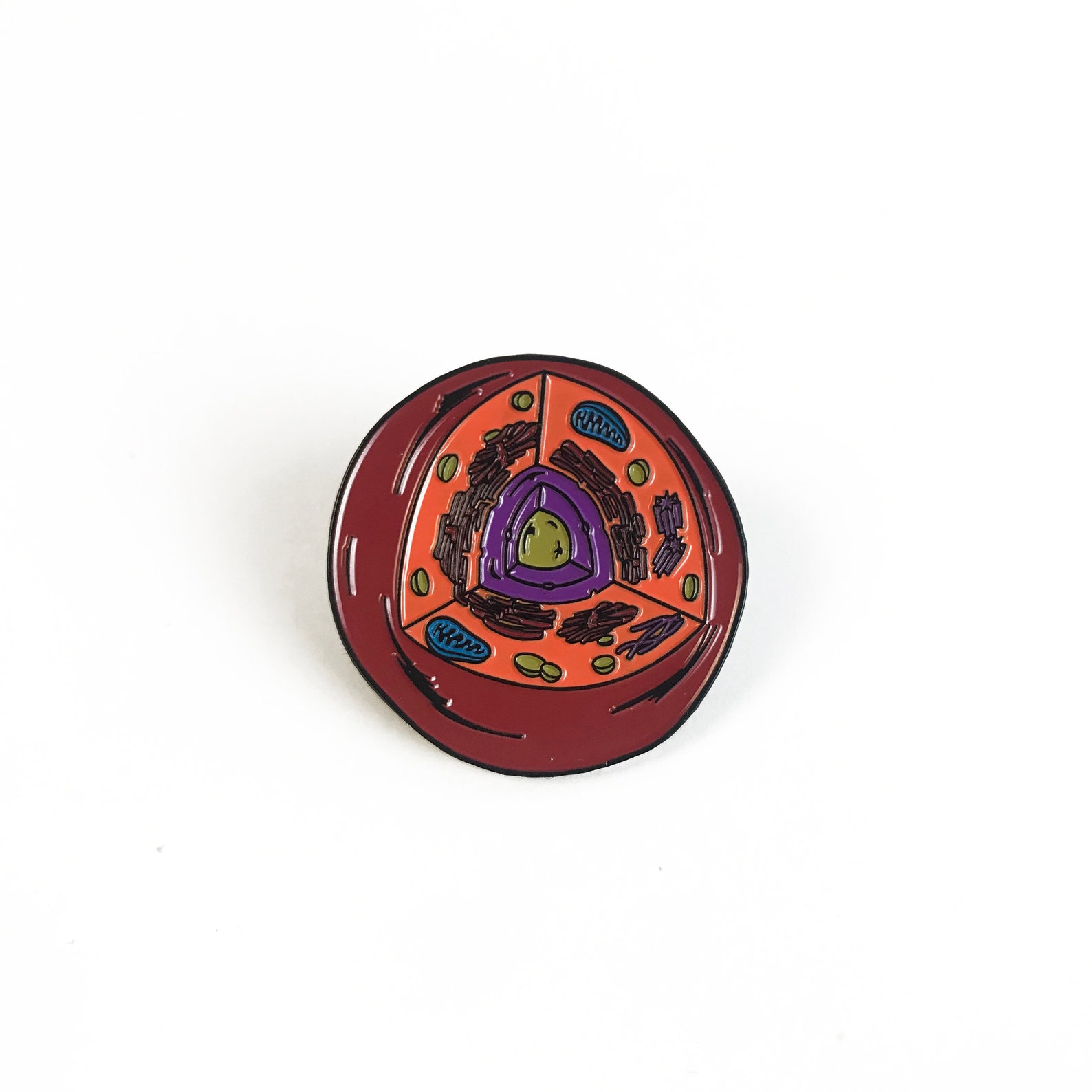 Animal Cell Pin - Soft Enamel Collector Art Science Pin - Etsy