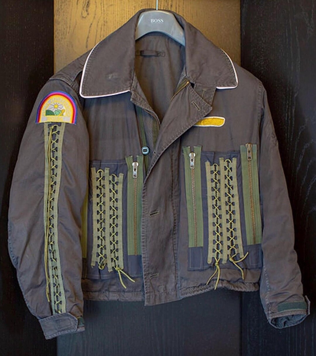 Grey Cotton Costume Jacket Brett Alien Unique Handmade Style Nostromo ...