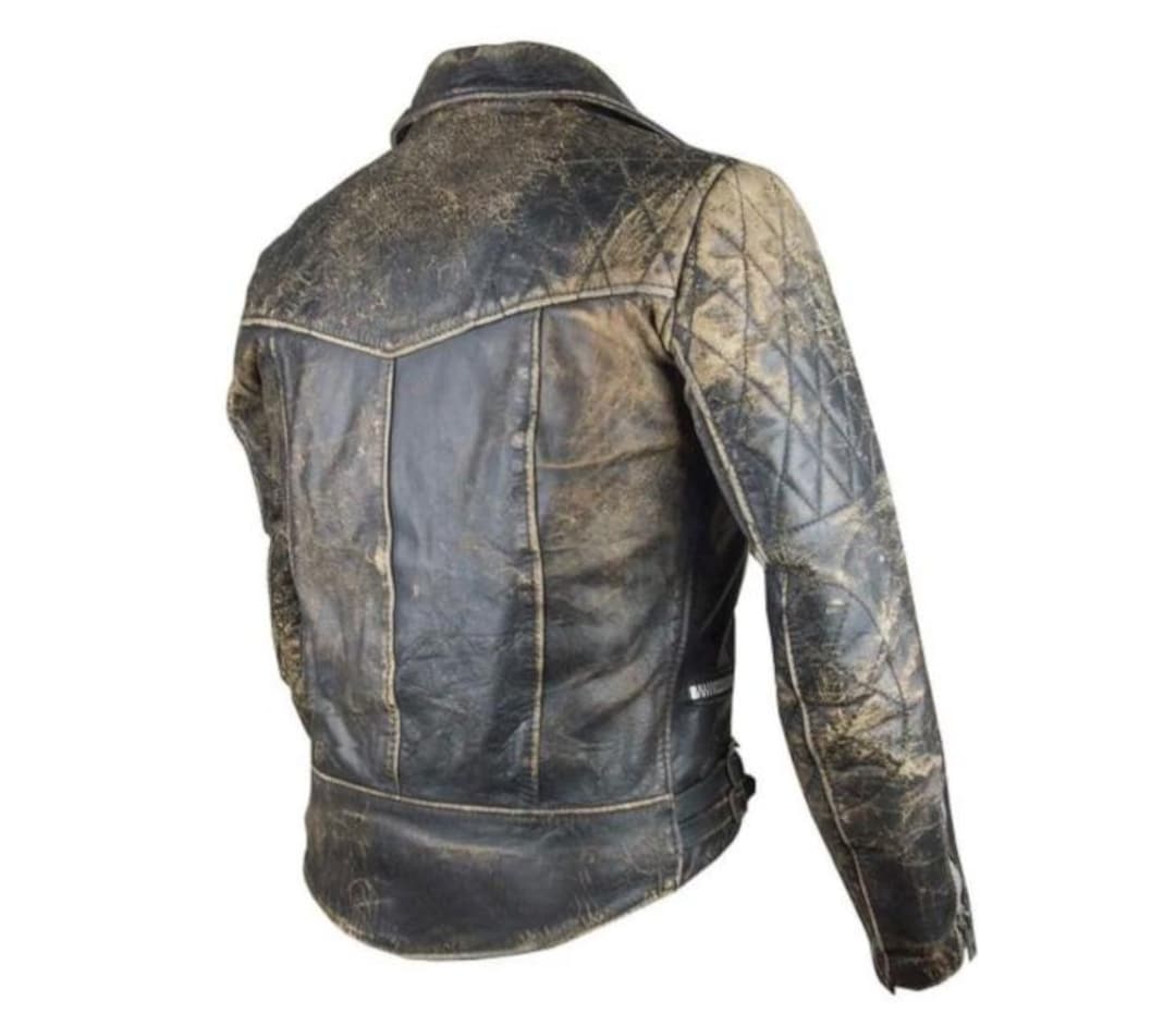 Retro Diamond Classic Mens Jacket Vintage Style Handmade Distressed ...