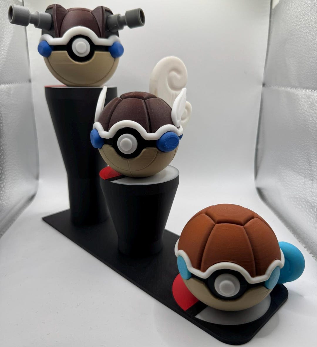 Squirtle Evolution Line Pokéball Props - 3D Printed With High Quality ...