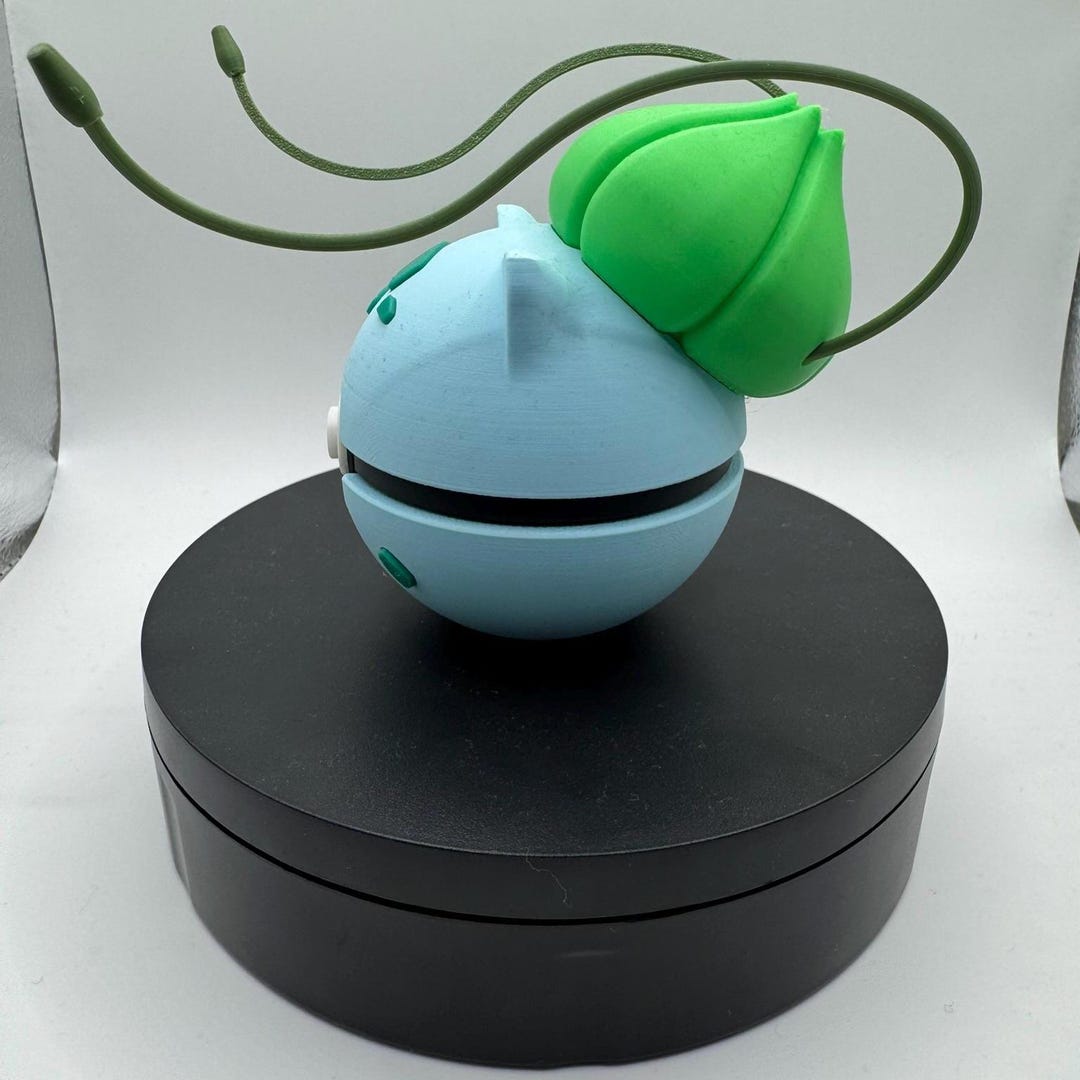 Bulbasaur Pokéball Prop - 3D Printed With High Quality Settings - Etsy