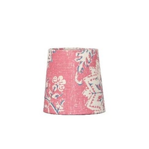 Pink Floral Sconce Shades - Peter Dunham Fabric - Last Three! - Etsy