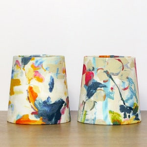 Modern Floral Chandelier Shade - Sconce Shade - Custom Lampshades ...