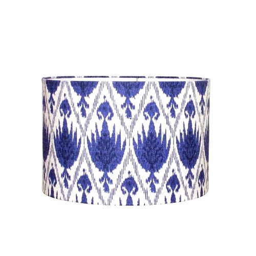 Blue Drum Lampshade-patterned Lamp Shade Lampshade-custom - Etsy