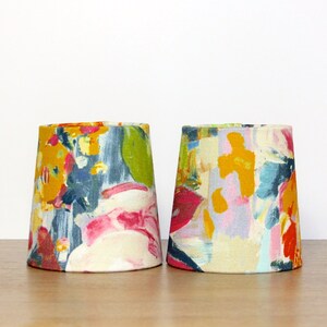 Modern Floral Chandelier Shade - Sconce Shade - Custom Lampshades ...