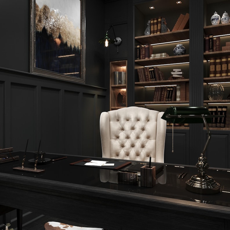 Office Room Interior Design | Office 3D Render Realistic | Office ...