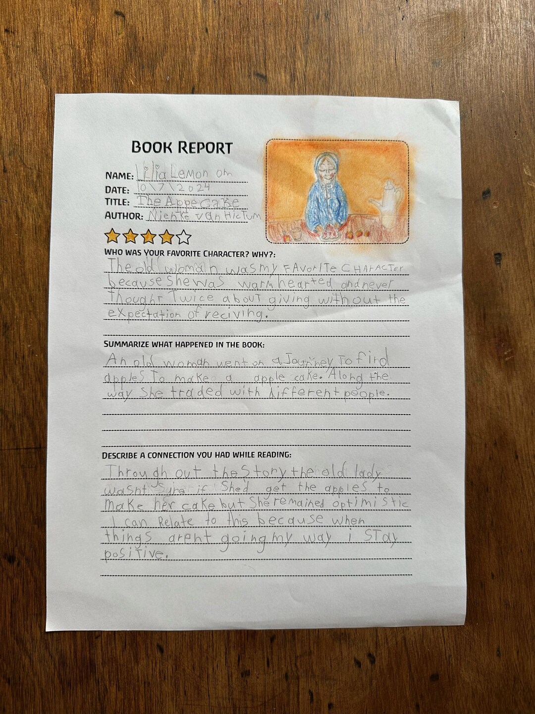 Book Report Template, Early and Upper Elementary Book Report Template ...