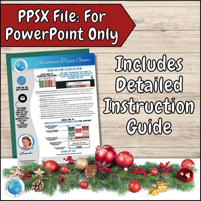 Christmas Family Trivia Game for Hosting the Holidays | Digital ...