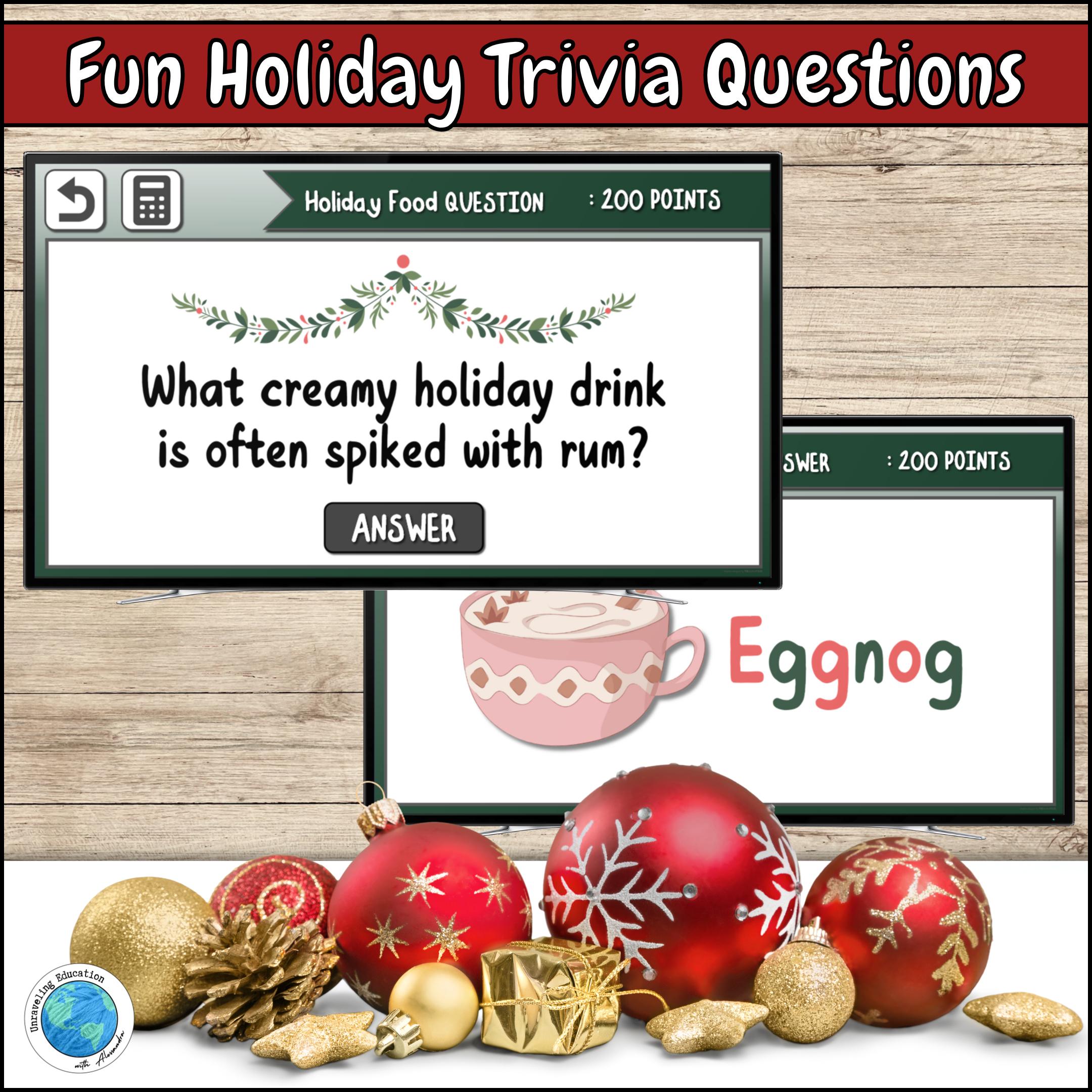 Holiday Trivia Game for Hosting Work Parties | Digital Jeopardy-style ...