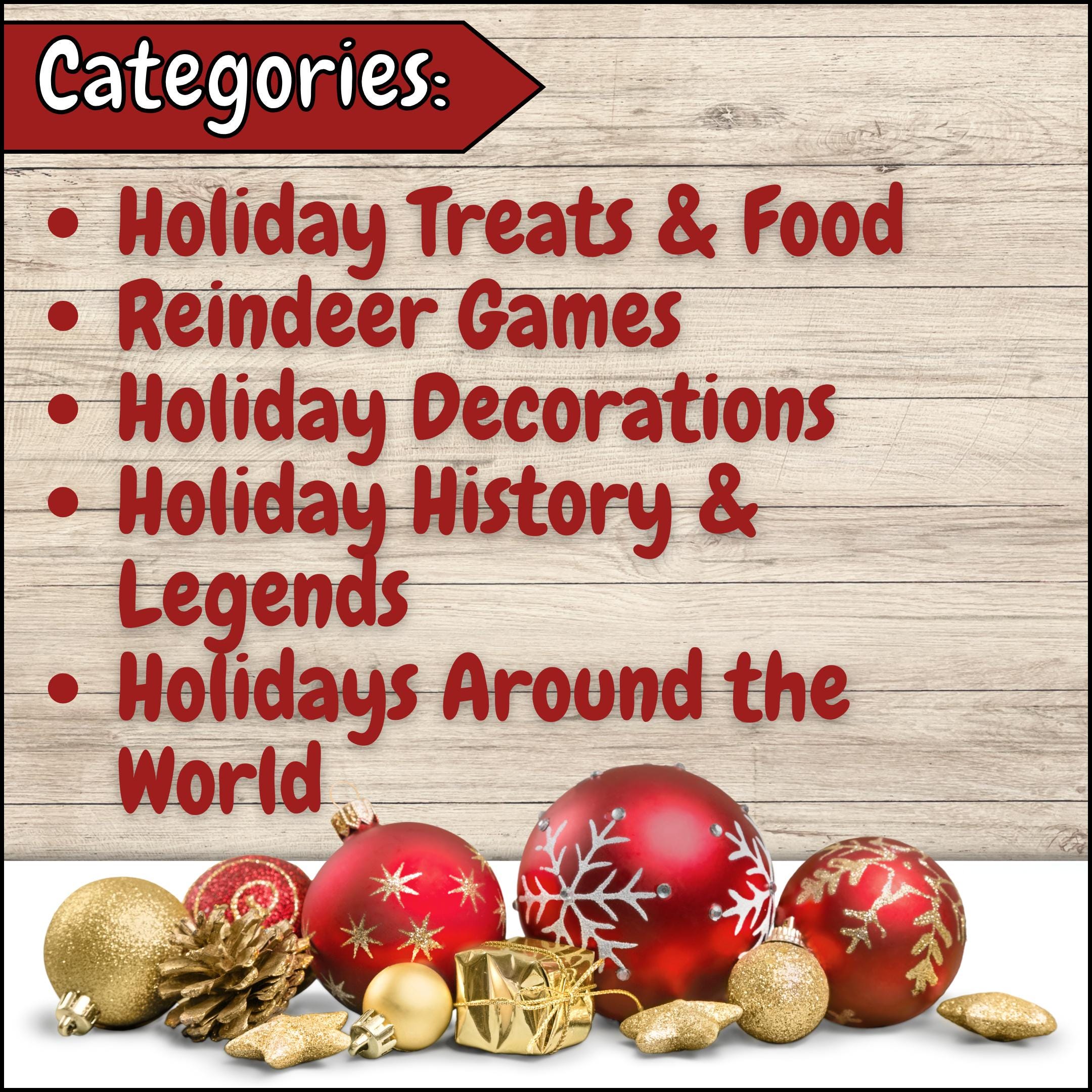 Holiday Trivia Game for Hosting Work Parties | Digital Jeopardy-style ...