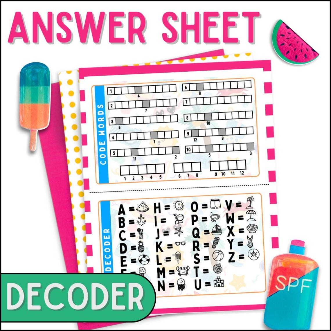 Summer Vacation Scavenger Hunt for Kids, Indoor Printable Clue Game ...