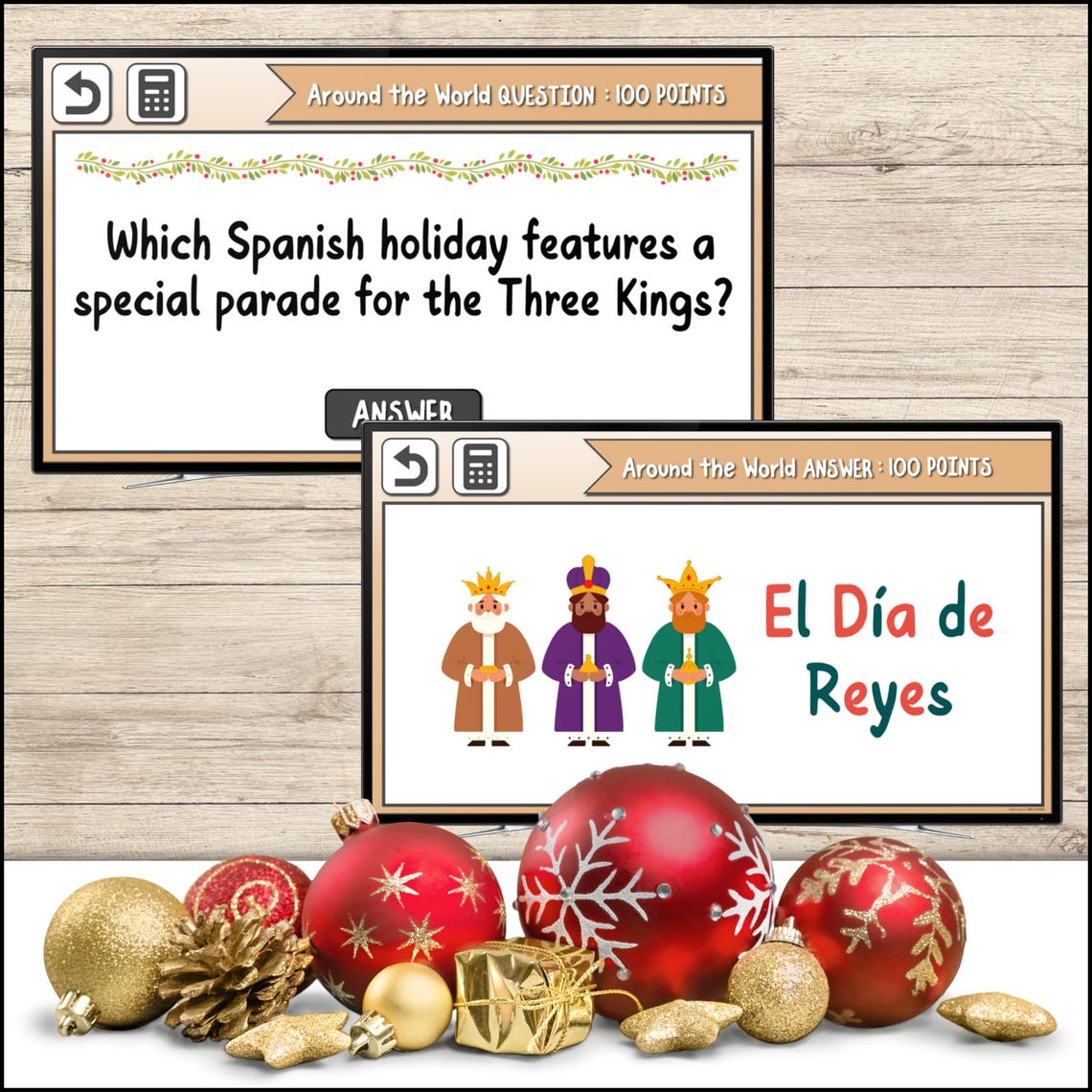 Holiday Trivia Game for Hosting Work Parties | Digital Jeopardy-style ...