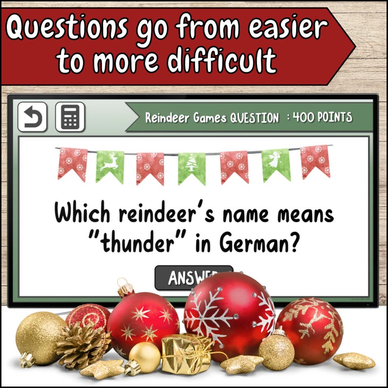 Holiday Trivia Game for Hosting Work Parties | Digital Jeopardy-style ...