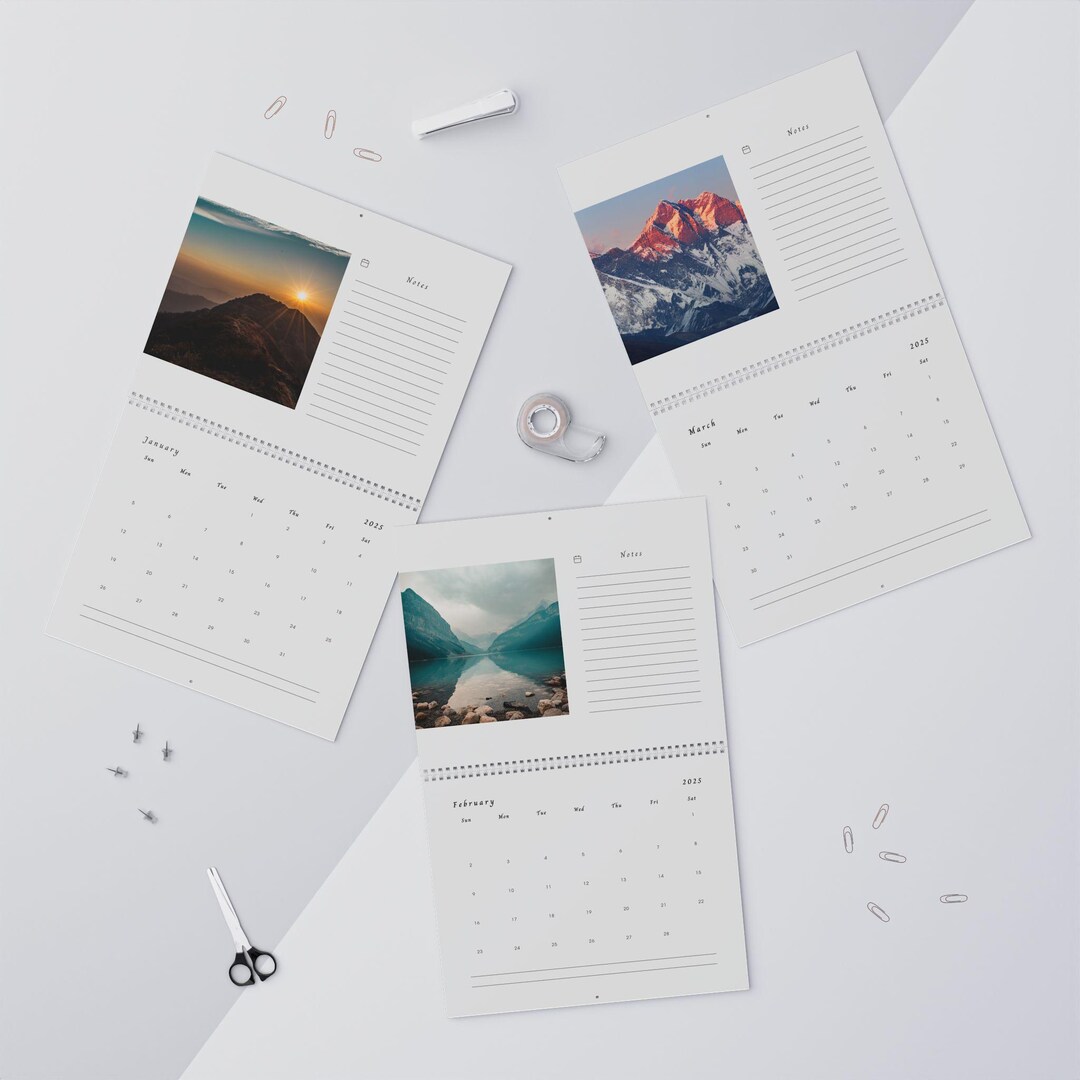 2025 Nature-inspired Wall Calendar | Beautiful Monthly Photography ...
