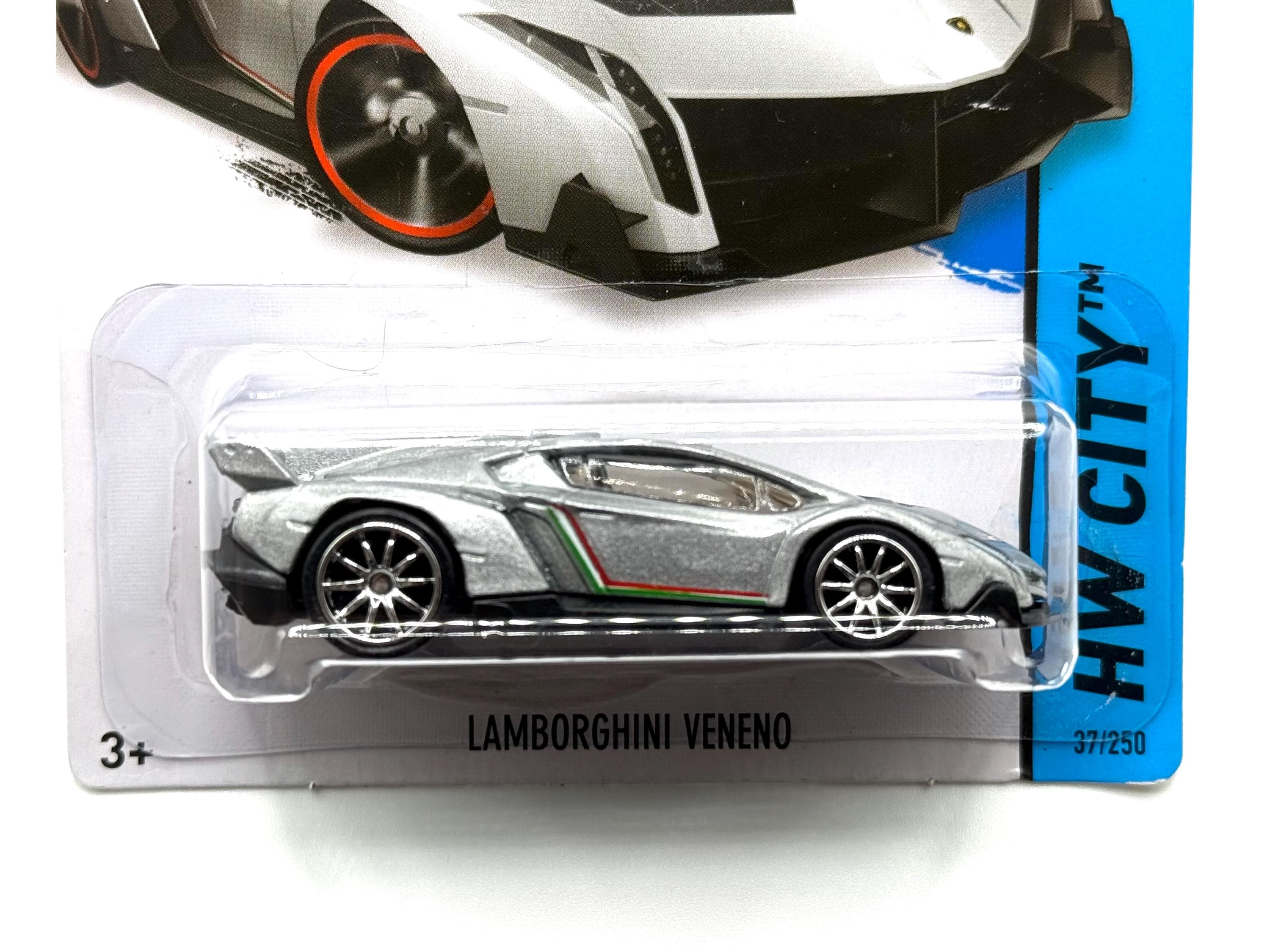 CUSTOM Hot Wheels Lamborghini Veneno Silver Wheel Swap With Real Riders ...