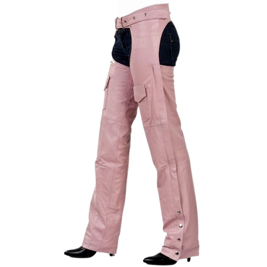 Pink Leather Chaps Women's - Etsy